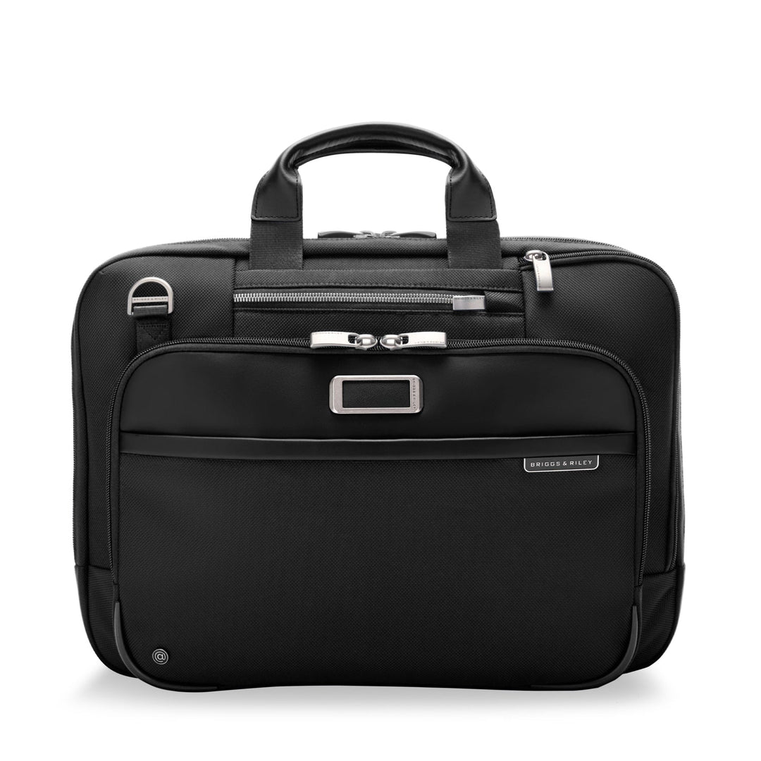 Medium Expandable Briefcase by @work| Briggs & Riley